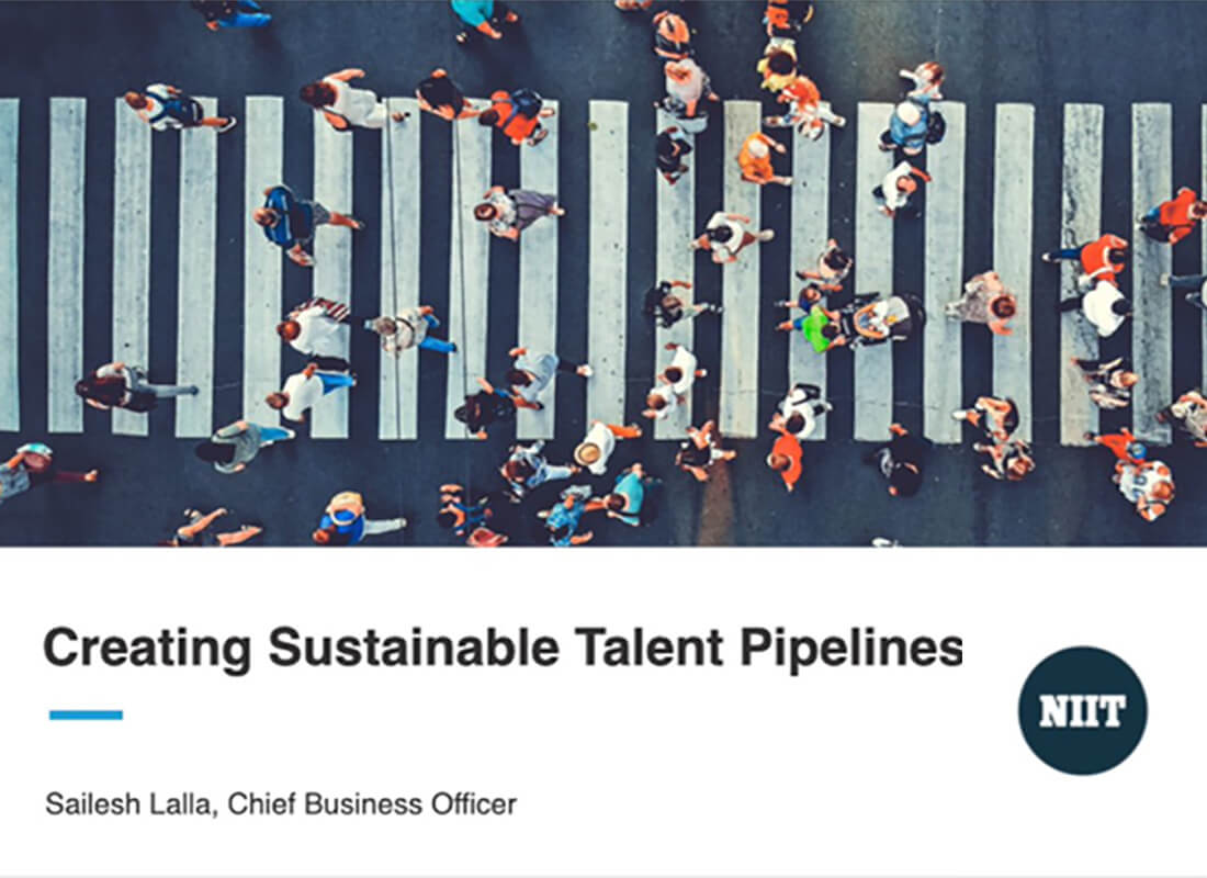 Creating Sustainable Talent Pipelines | NIIT